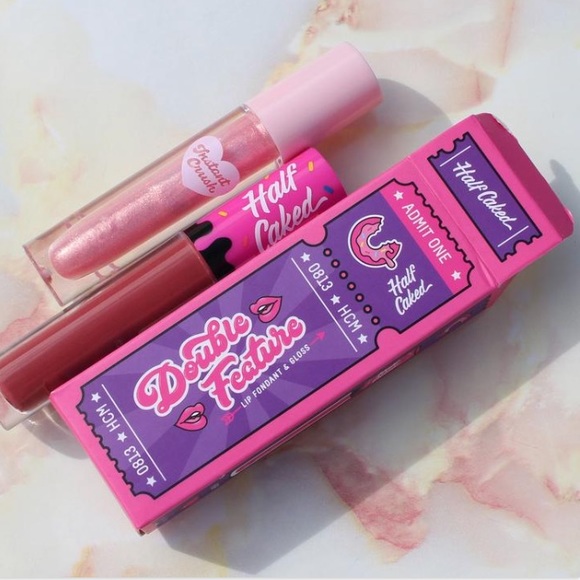 Half Caked | Makeup | Nwt Half Caked Double Feature Lip Set | Poshmark